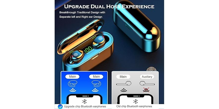 Tapaxis True Wireless Bluetooth Earbuds