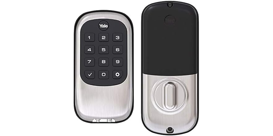 Yale Z-Wave Push Button Deadbolt Lock - Pick Color