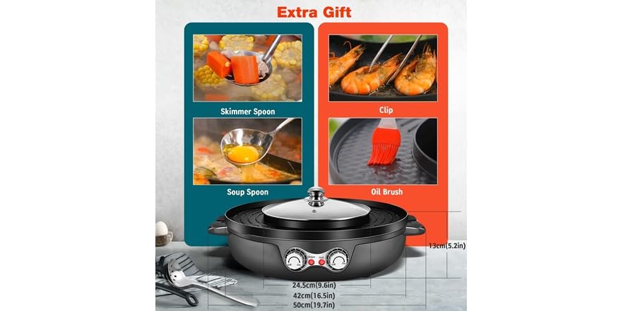 Multi-Function Hot Pot & Grill Cooker