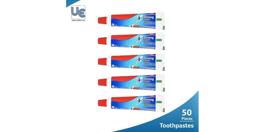 100 PC Toothbrush & Toothpaste Kit