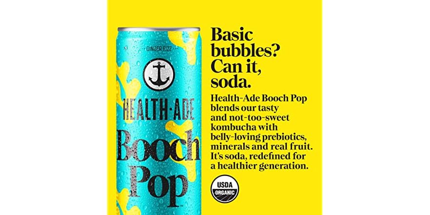 Health-Ade 12-Pack Variety Booch Pop, Your Choice