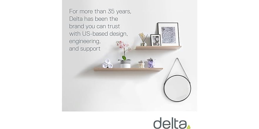 Delta Cycle & Home Wall Mounted Floating Shelves, 2Pk