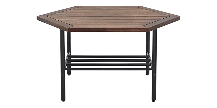 Pearson Modern Outdoor Hexagon Coffee Table