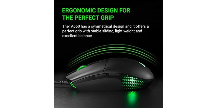 ABKONCORE A660 Gaming Mouse Wired