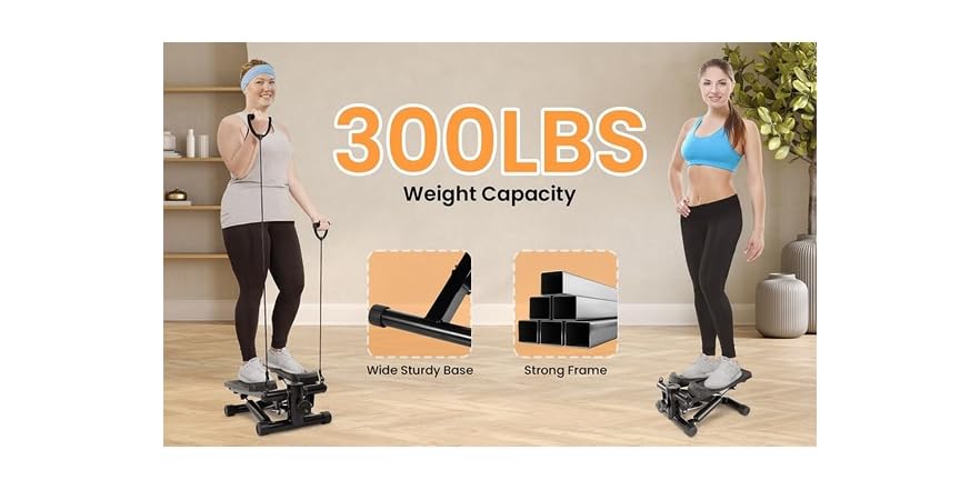 Fitvids Pre-Assembled Adjustable Stair Stepper