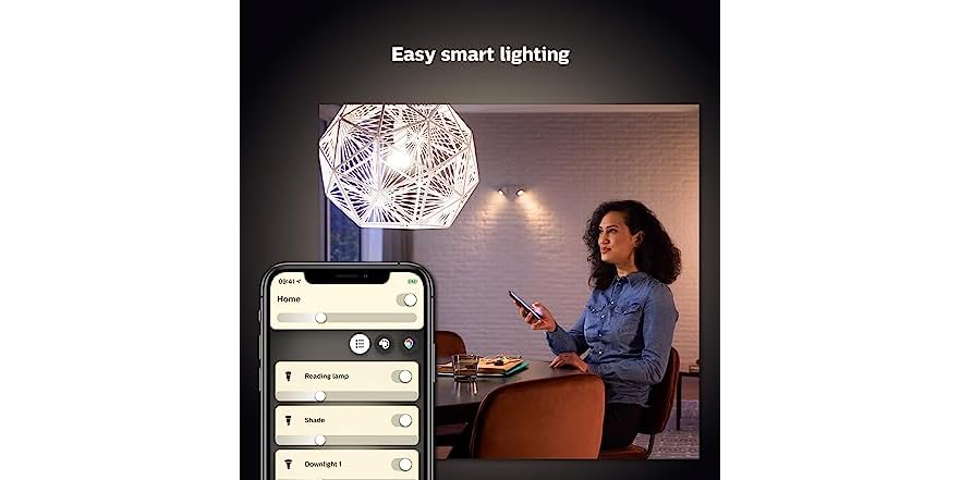 (2 Pack)Philips Hue A19 LED Starter Kit with Bridge, 563080