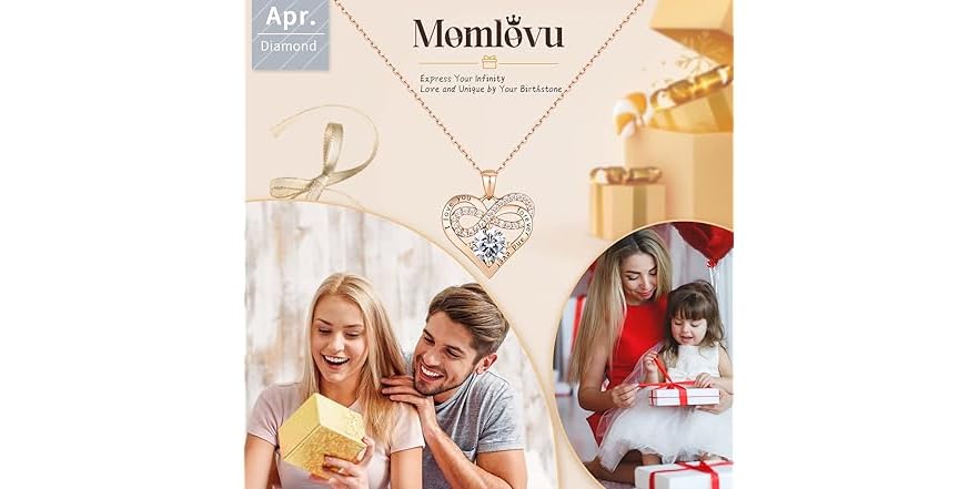 Momlovu 925 Necklace Rose Gold