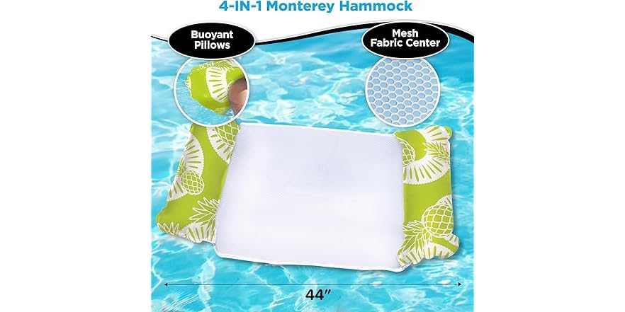 Waterlife Pool Float 2pk Navy/Pink