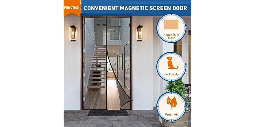MAGZO Magnetic Screen Door