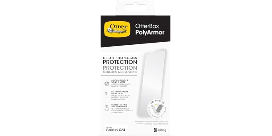OtterBox Samsung Galaxy S24 Series Screen Protector Polyarmor