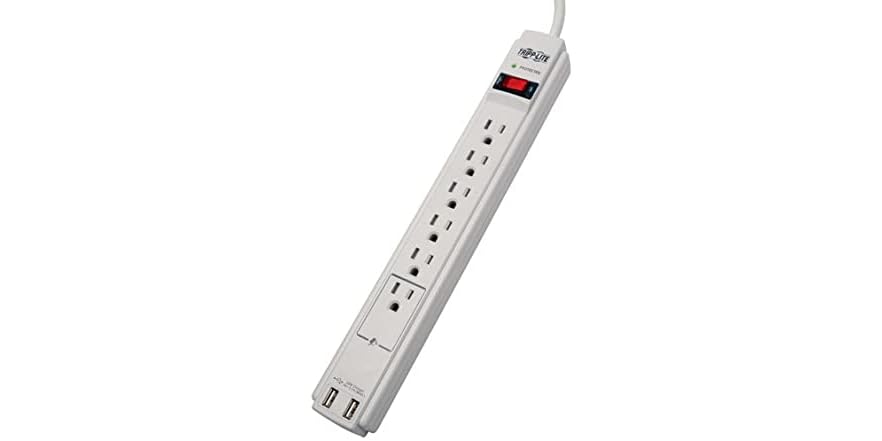 Tripp Lite 6 Outlet Surge Protector Power Strip - 6ft Cord
