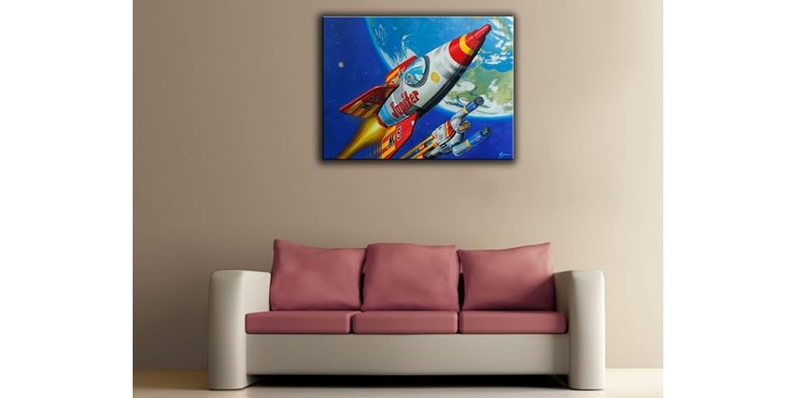 Eric Joyner Space Patrol II Canvas Art