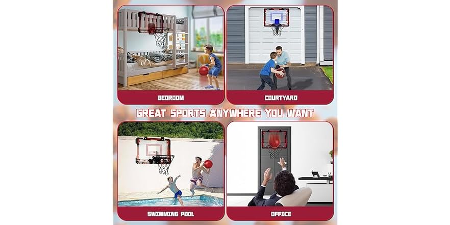 Remote Control Mini Basketball Hoop