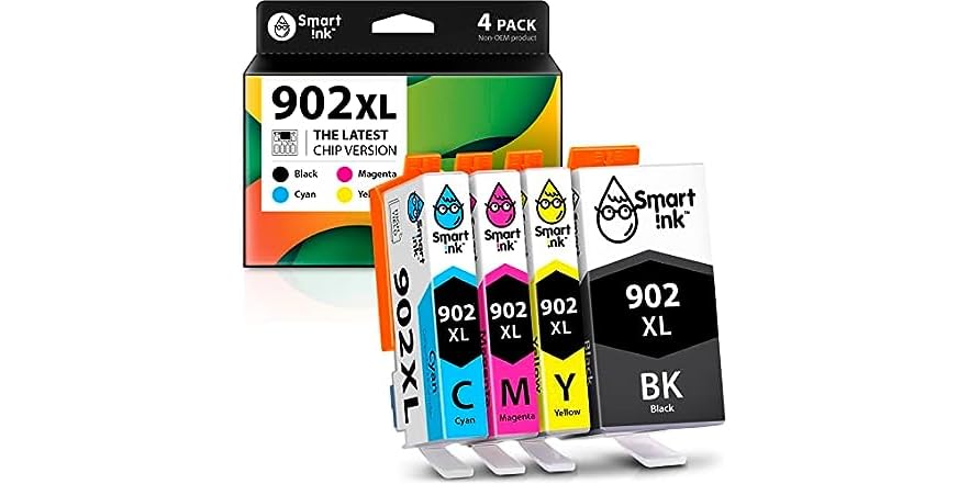 4 Combo Pack HP Ink Replacement Set