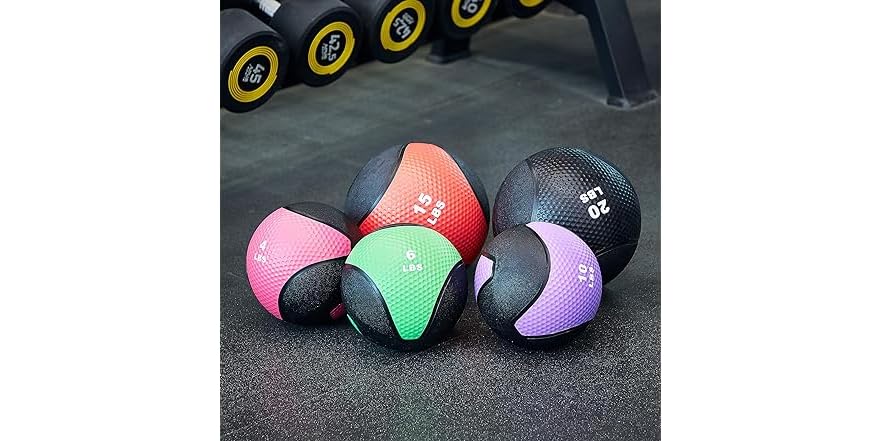 BalanceFrom Exercise Medicine Ball, 10 lbs