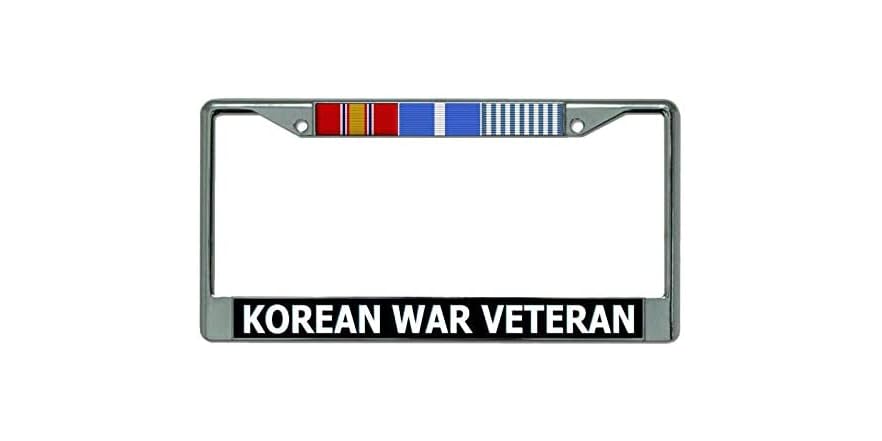 Korean War Veteran Plate Frame