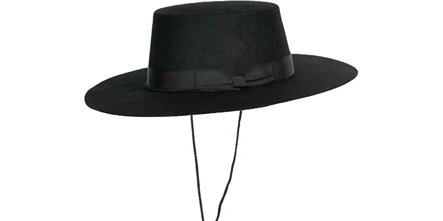 Spanish Bolero Flat Brim Hat