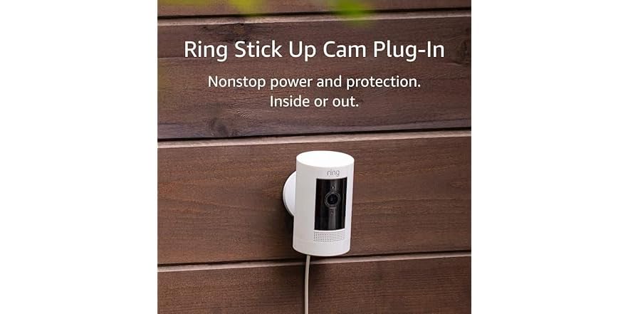 (NEW) Ring Stick Up Cam (Plug-In)