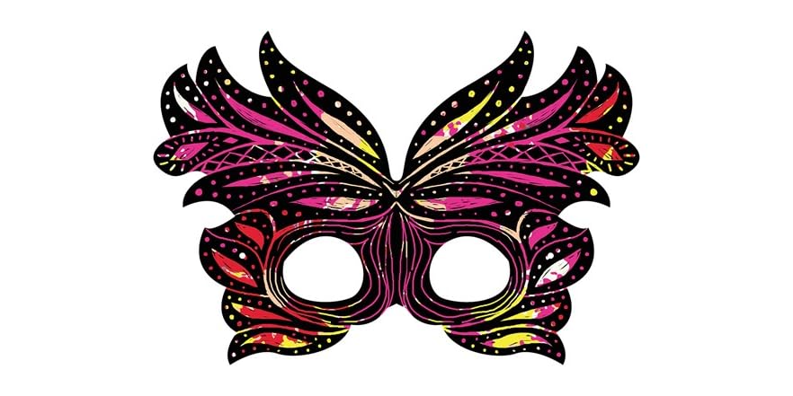 Scratch Face Masks Art