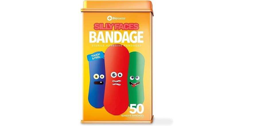 2Pk Fun Shaped Self Adhesive Bandages