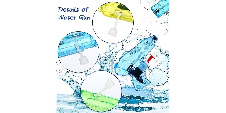 60 Pcs Mini Water Pistol