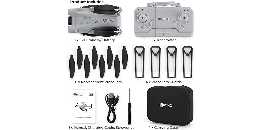 Contixo F21 1080p RC Drone