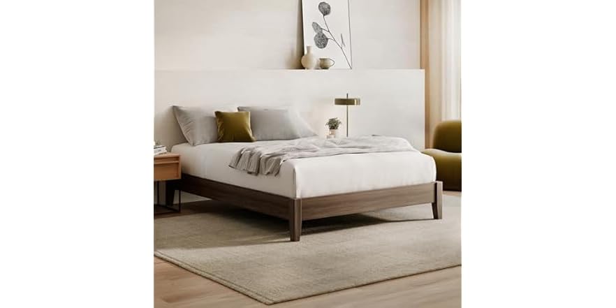 Nectar Premier Wood Platform King Bed Fr