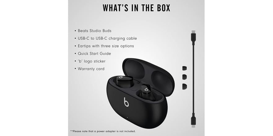 (NEW - Bulk Packaging) Beats Studio Buds ANC Wireless Earbuds