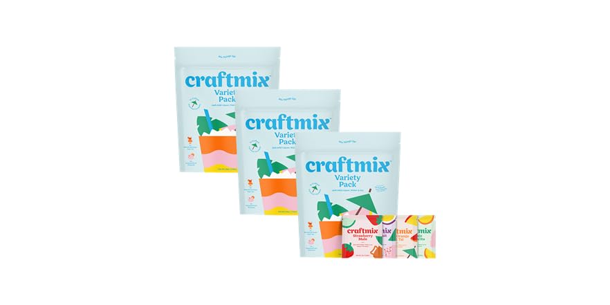 Craftmix Cocktail Mixers 36 Variety Pack