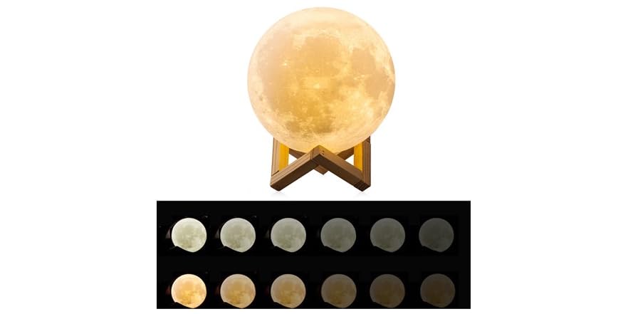 Seamless 3D Moon Lamp (Your Choice)