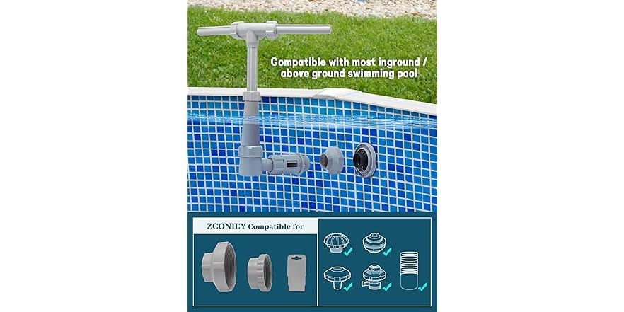 Pool Waterfall Fountain Water Sprinkler