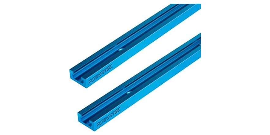 POWERTEC 71119 36 Inch Double-Cut Profile T-Track