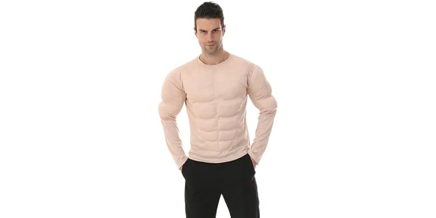 Men Muscle Shirt Bodybuilder Costume