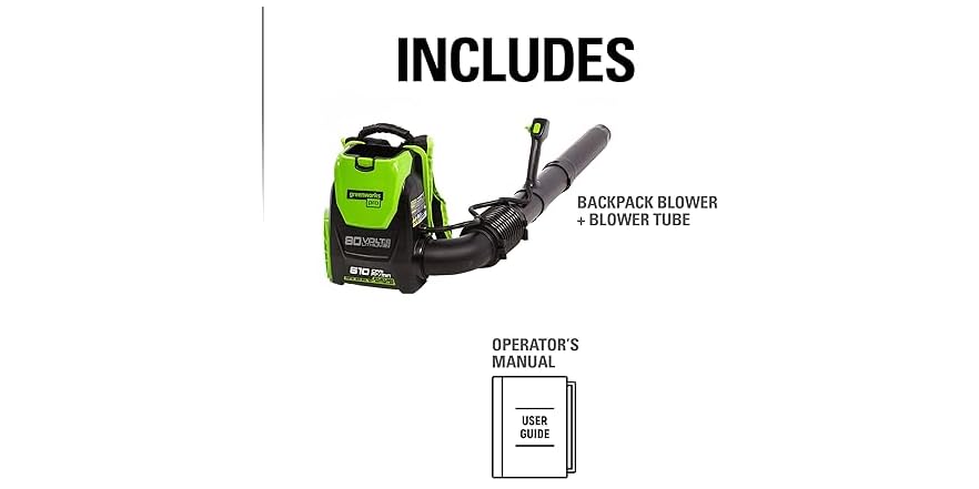 Greenworks Pro 80V Cordless Backpack Blower (Tool ONLY)
