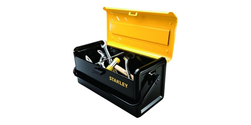 Stanley STST19500 Big Space Metal Tool Box, 19"