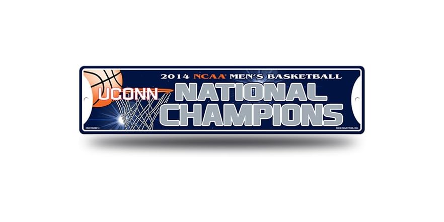 UConn NCAA Champs Street Sign