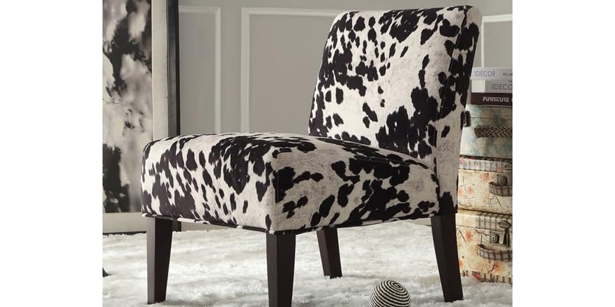 Black Cow Lounge Chair