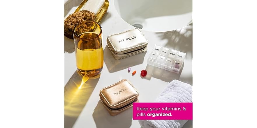 Miamica Pill Case 8-Day Beige