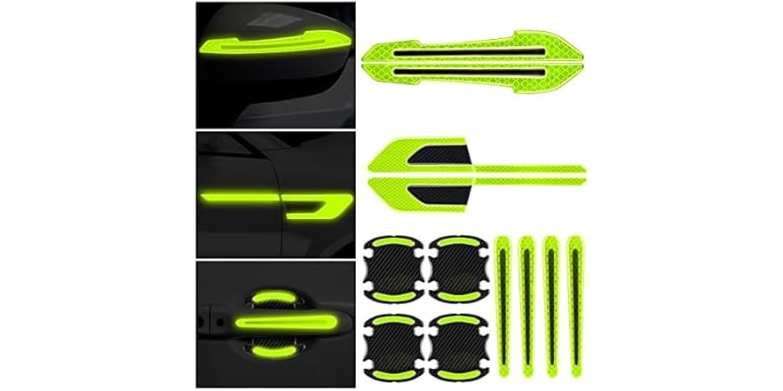24 Pieces Reflective Car Stickers Set
