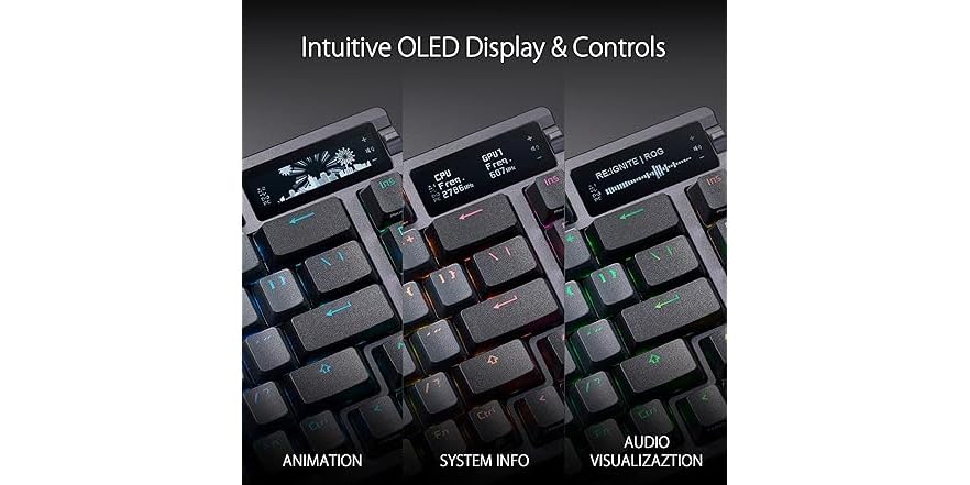 ASUS ROG Azoth Wireless Mechanical Gaming Keyboard 75% TKL