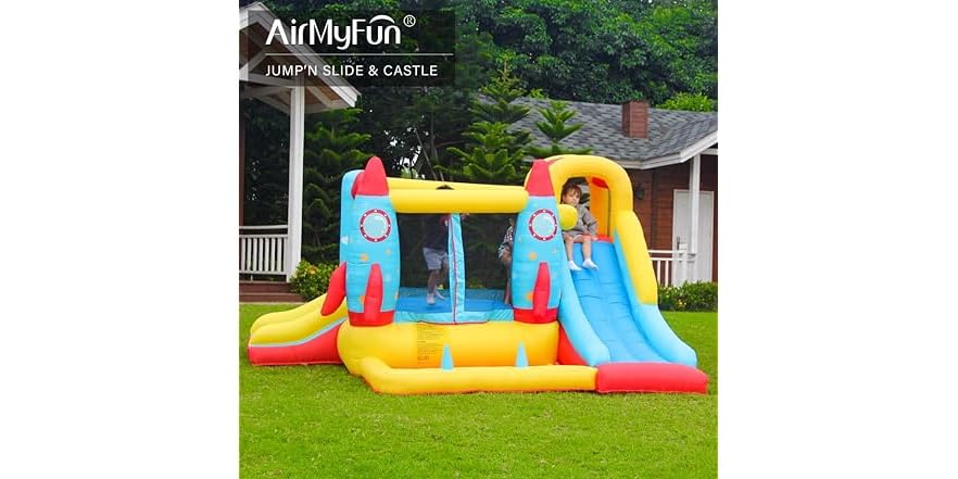 Rocket Inflatable Bounce House