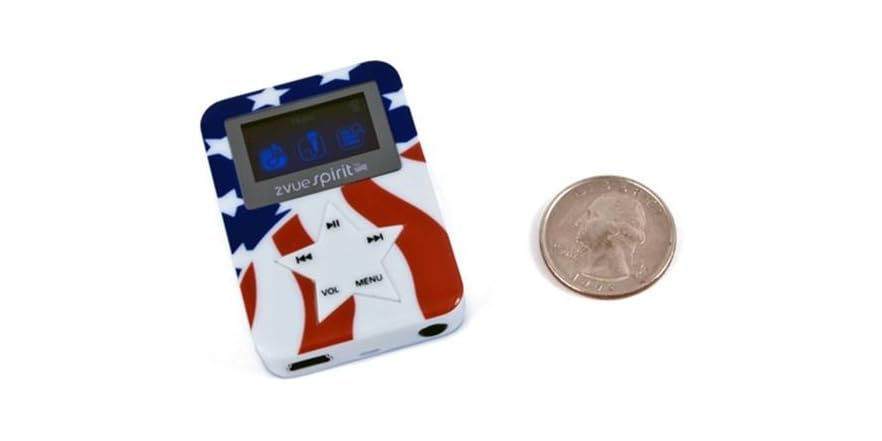 Zvue Spirit 1GB MP3 Player with Preloaded Music