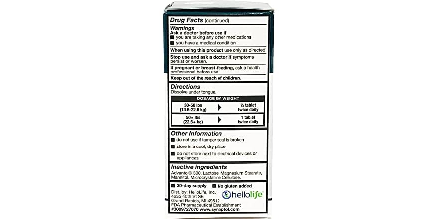 HelloLife Synaptol Tablets