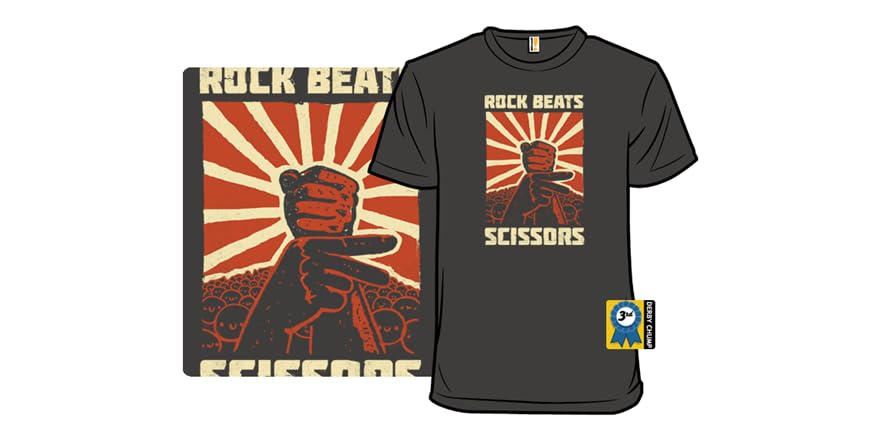 Rock beat scissors