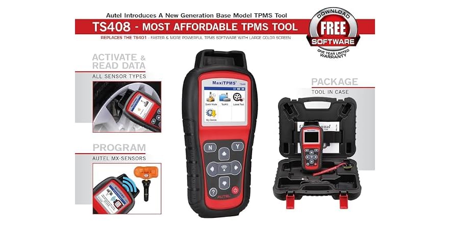 TS408 Handheld TPMS Service Tool