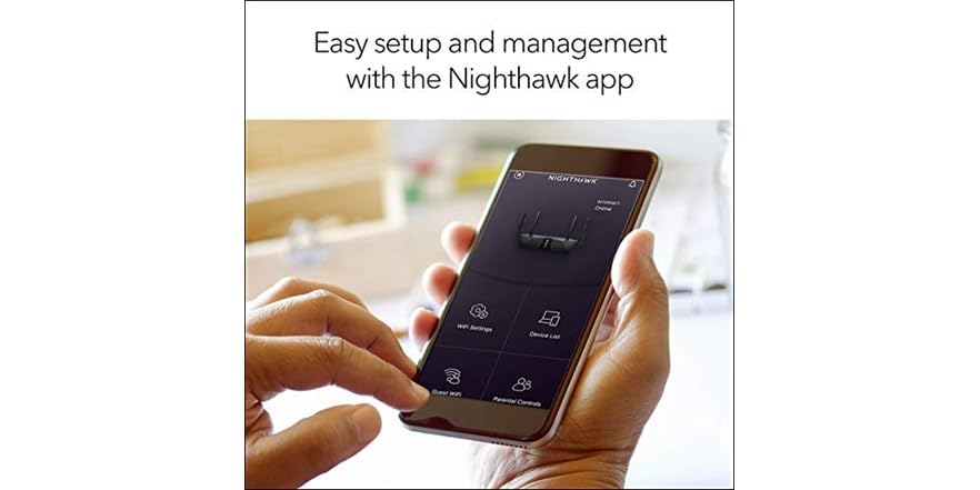 NETGEAR Nighthawk 6-Stream AX5400 WiFi Router (Open Box)