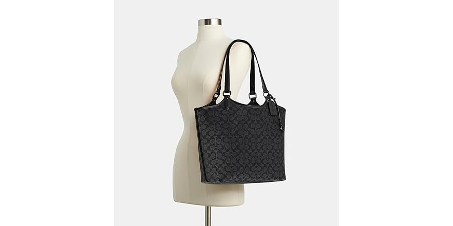 Coach Day Tote, V5/Charcoal Black