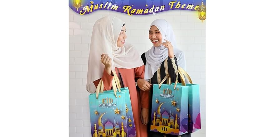 16 Pack Ramadan Gift Bags With Handles