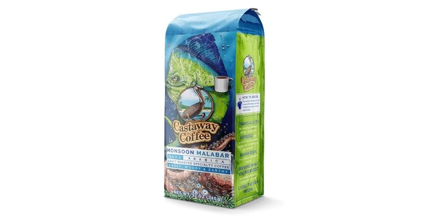 (3 Pack) Castaway Coffee Whole Bean Coffee