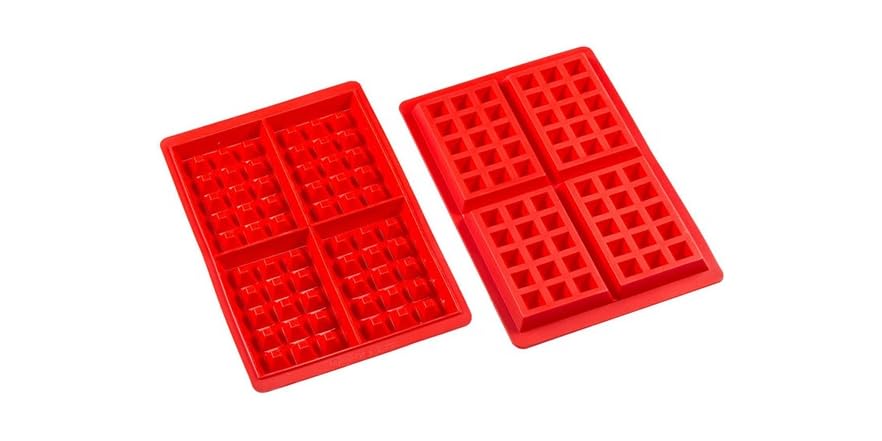Silicone Waffle Mold 2 pack
